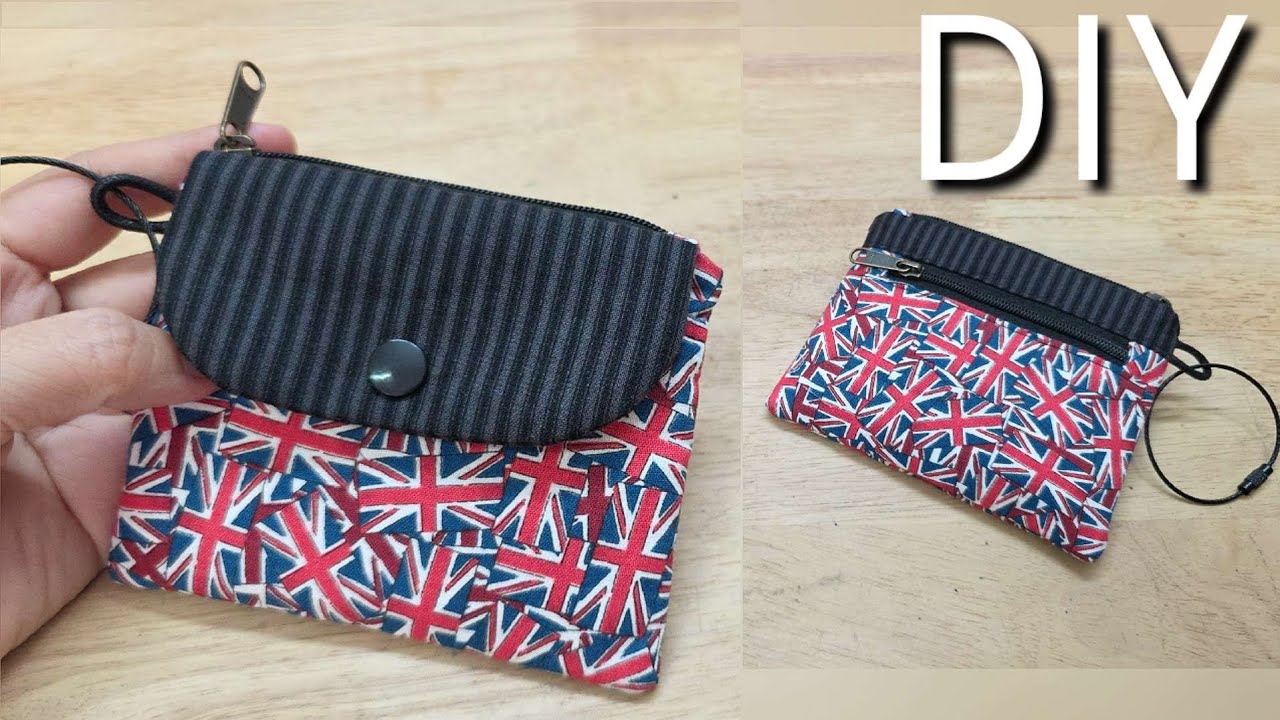 EP322 : How to make Mini Pouch | DIY Sewing Bag Tutorial - YouTube