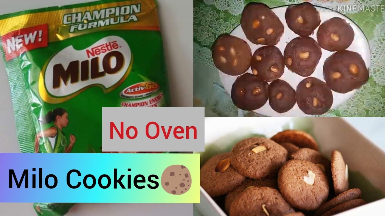 (MILO COOKIES) NoBakeMiloCookies/How to make Milo Cookies without oven ...