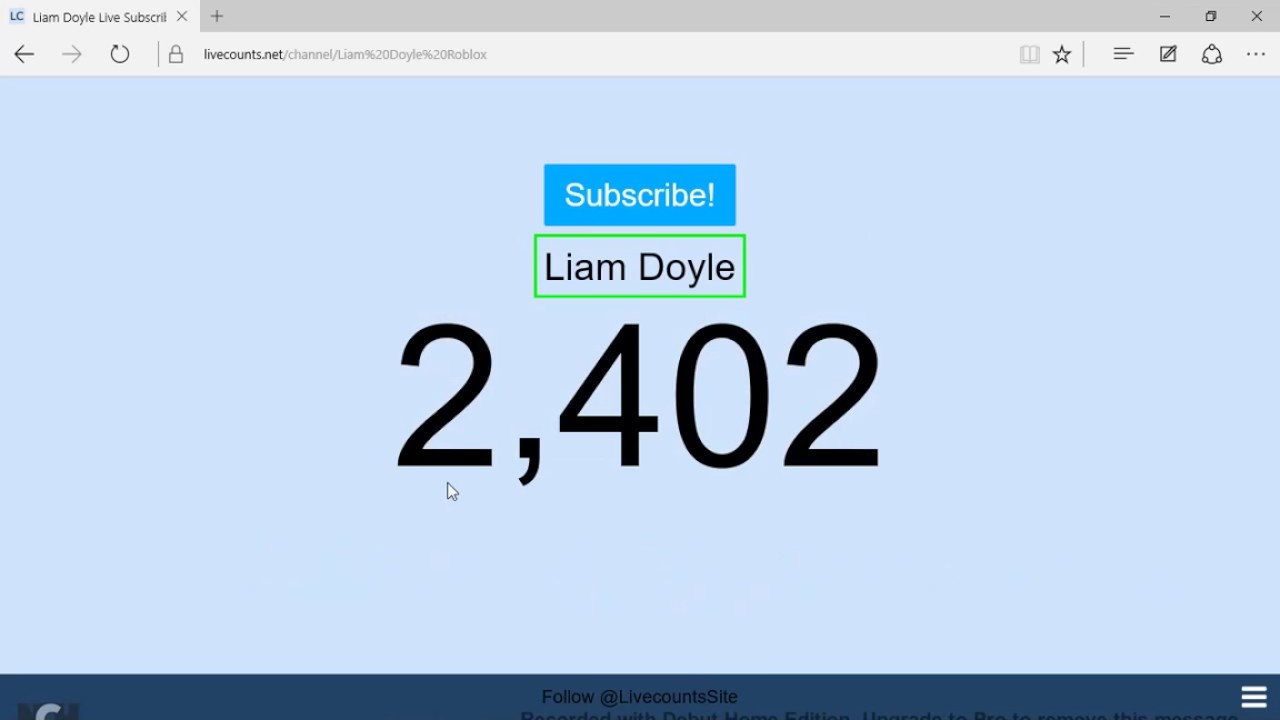 Looking At My Live Sub Count!!! - YouTube