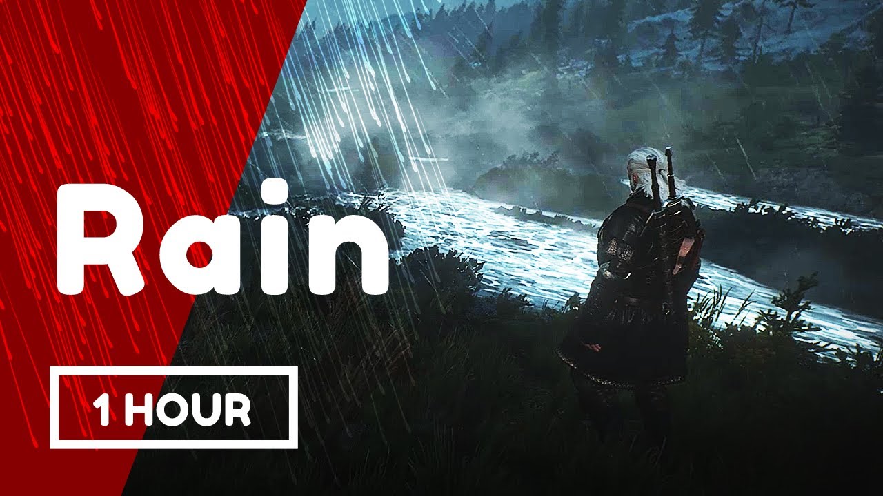 Rain sounds for sleeping ambient - Witcher 3 - Rain Potion - YouTube