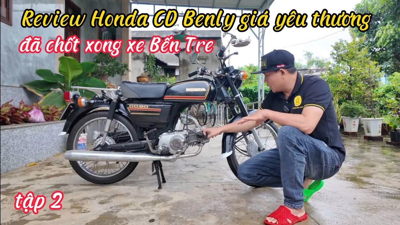Honda CD Benly 50cc đã thương lượng thành công tại Bến Tre - YouTube