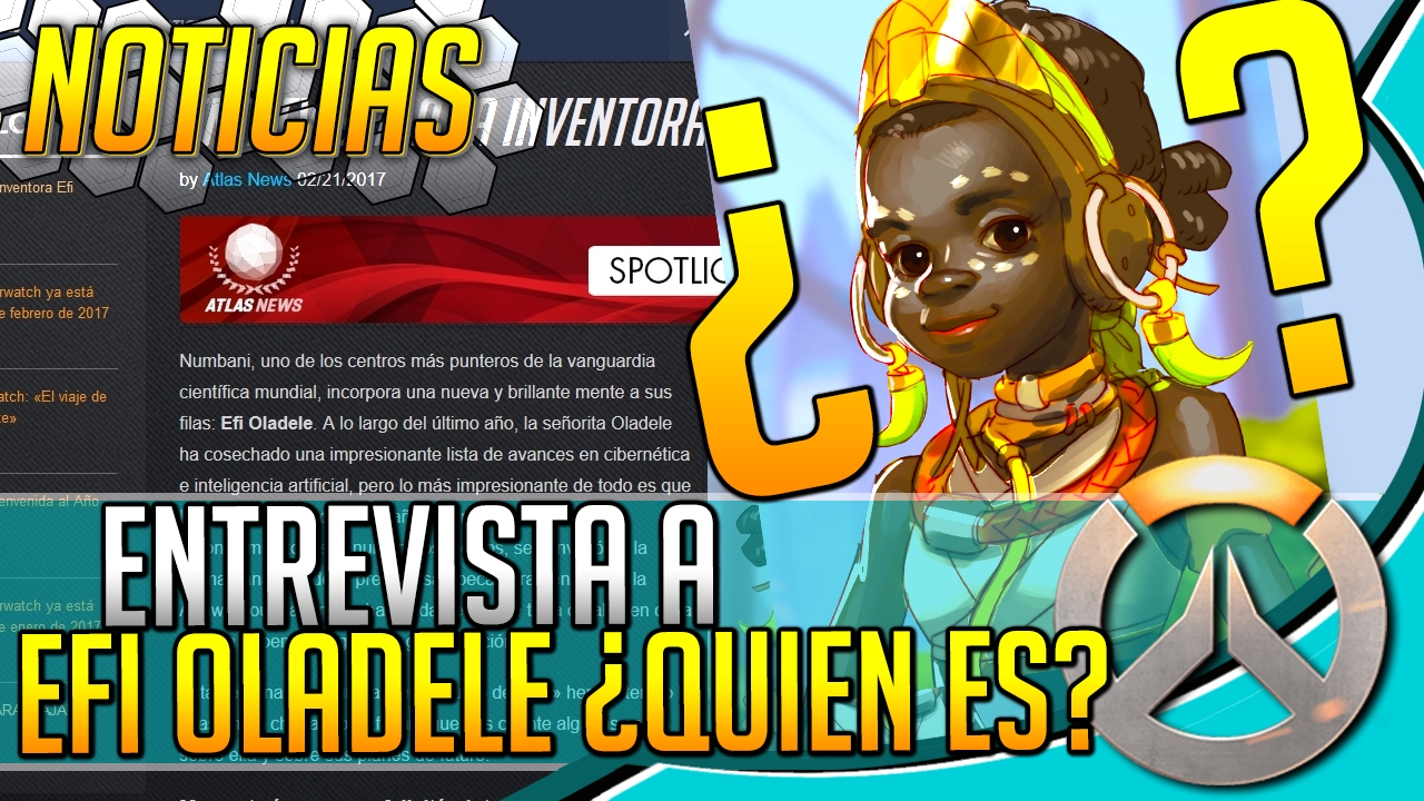 Noticias Overwatch: EFI OLADELE - Nuevo PERSONAJE en el LORE de ...