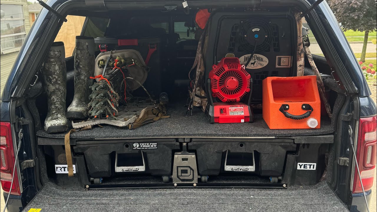 My Decked drawer system hunting set up and review in my (5th Gen) Dodge ...