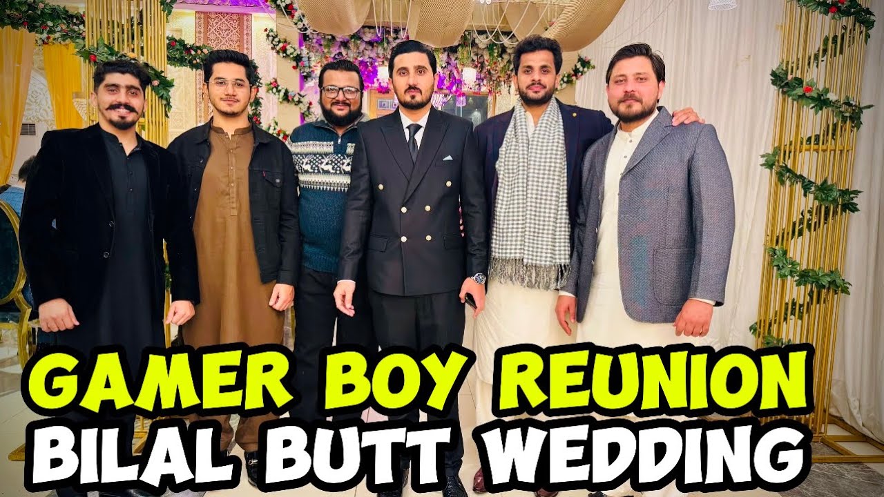 gamer boy reunion bilal butt wedding | gamer boy stadium shekhupura | bilal butt walima - YouTube