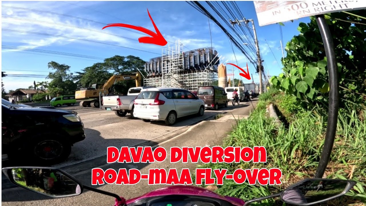 LATEST UPDATE NCCC MALL MAA.DAVAO CITY DIVERSION ROAD- MAA FLYOVER ...