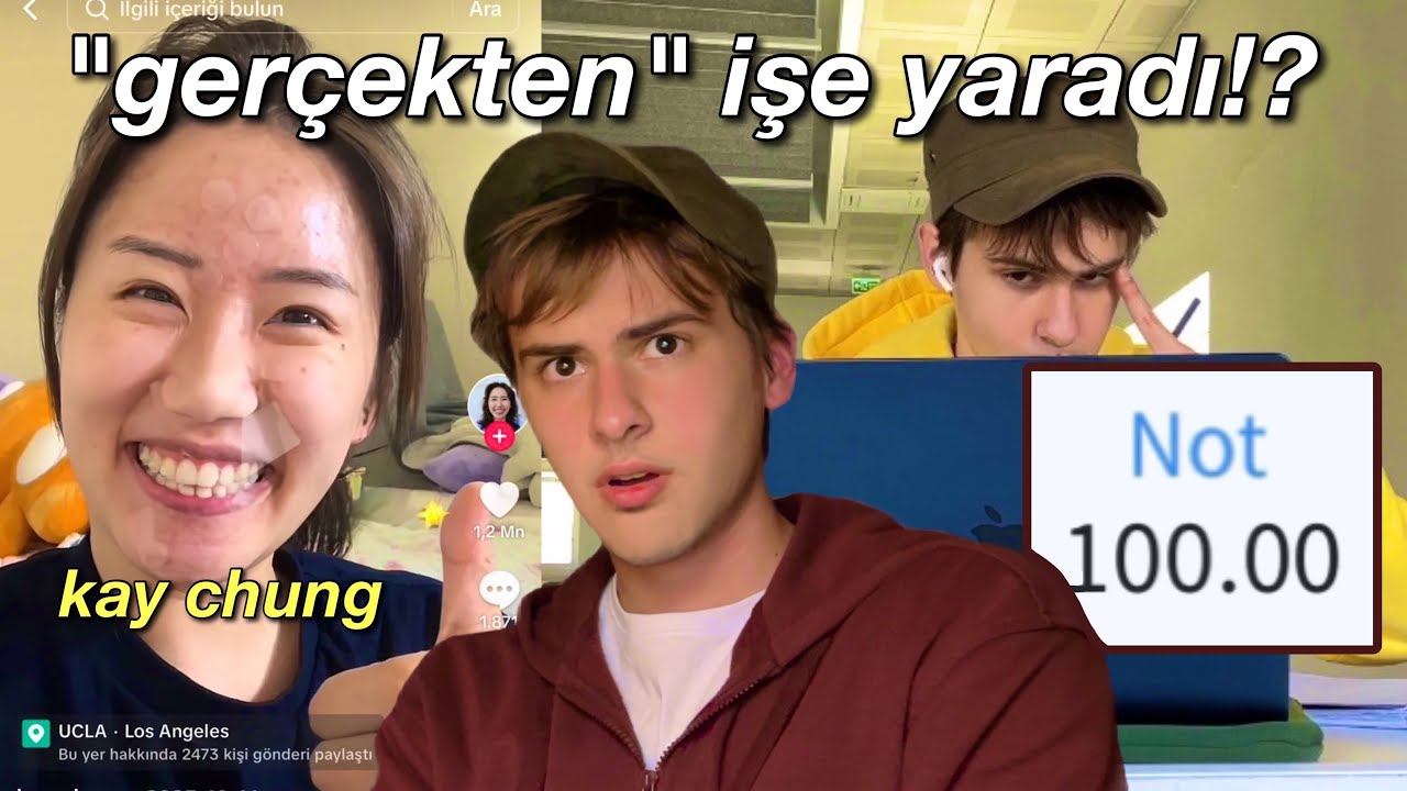 Kay Chung Çalışma Tekniği Sınavımdan 100 Aldırdı! - YouTube