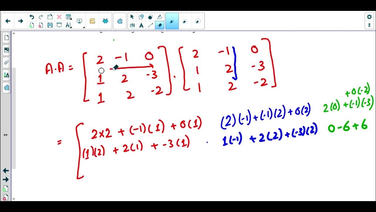 Matrix Multiplication Concepts with Examples of order 2 and 3 - YouTube