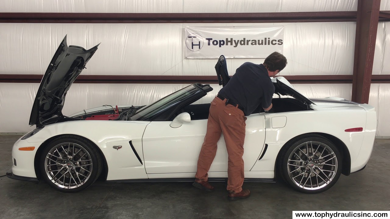 Troubleshooting your Corvette C6 top - YouTube