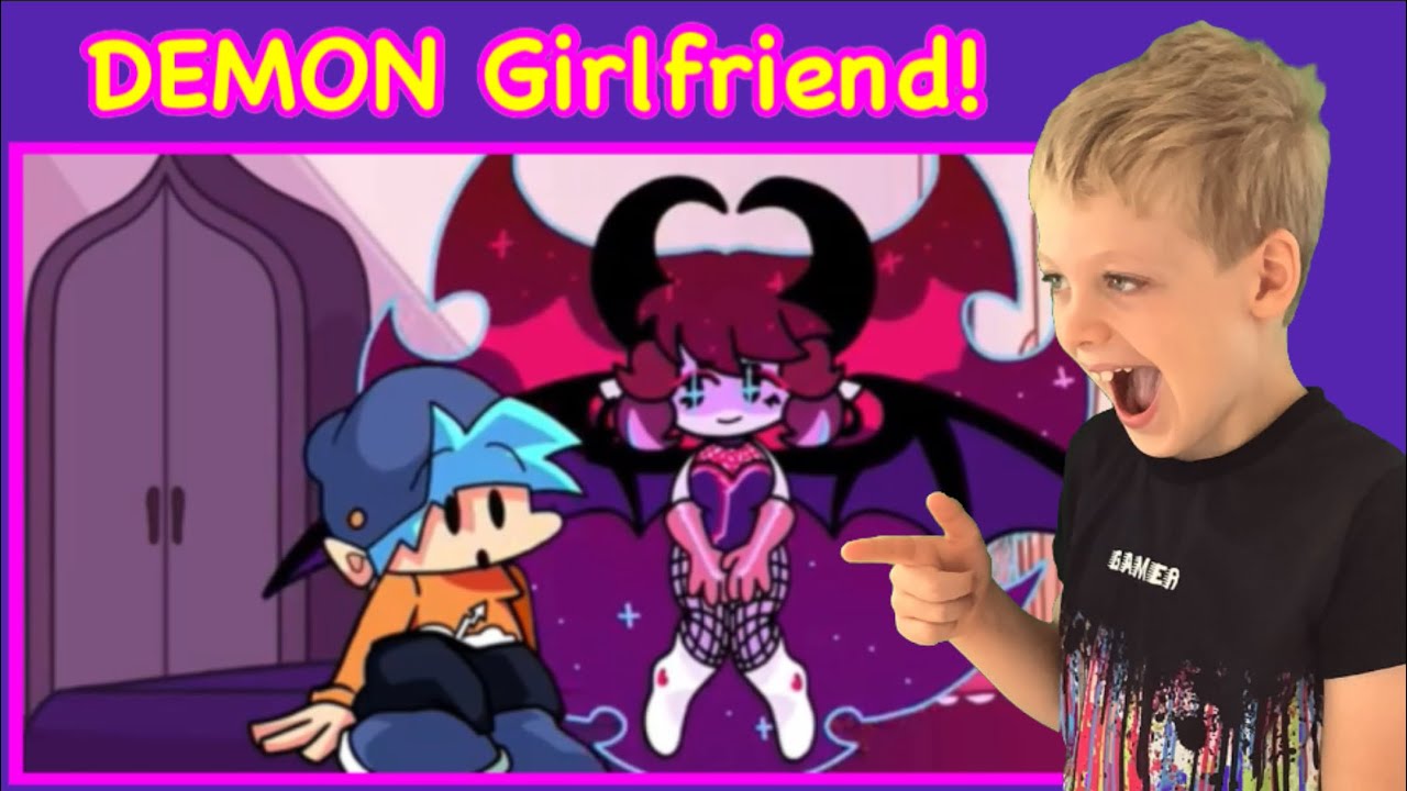 Origin Of Demon Girlfriend Friday Night Funkin Logic Cartoon Animation By Gametoons