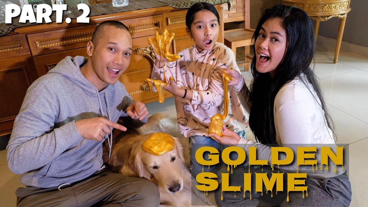 BIKIN GOLDEN SLIME SAMA NAYASLIME! Part. 2 | SNOWEE THE GOLDEN - YouTube