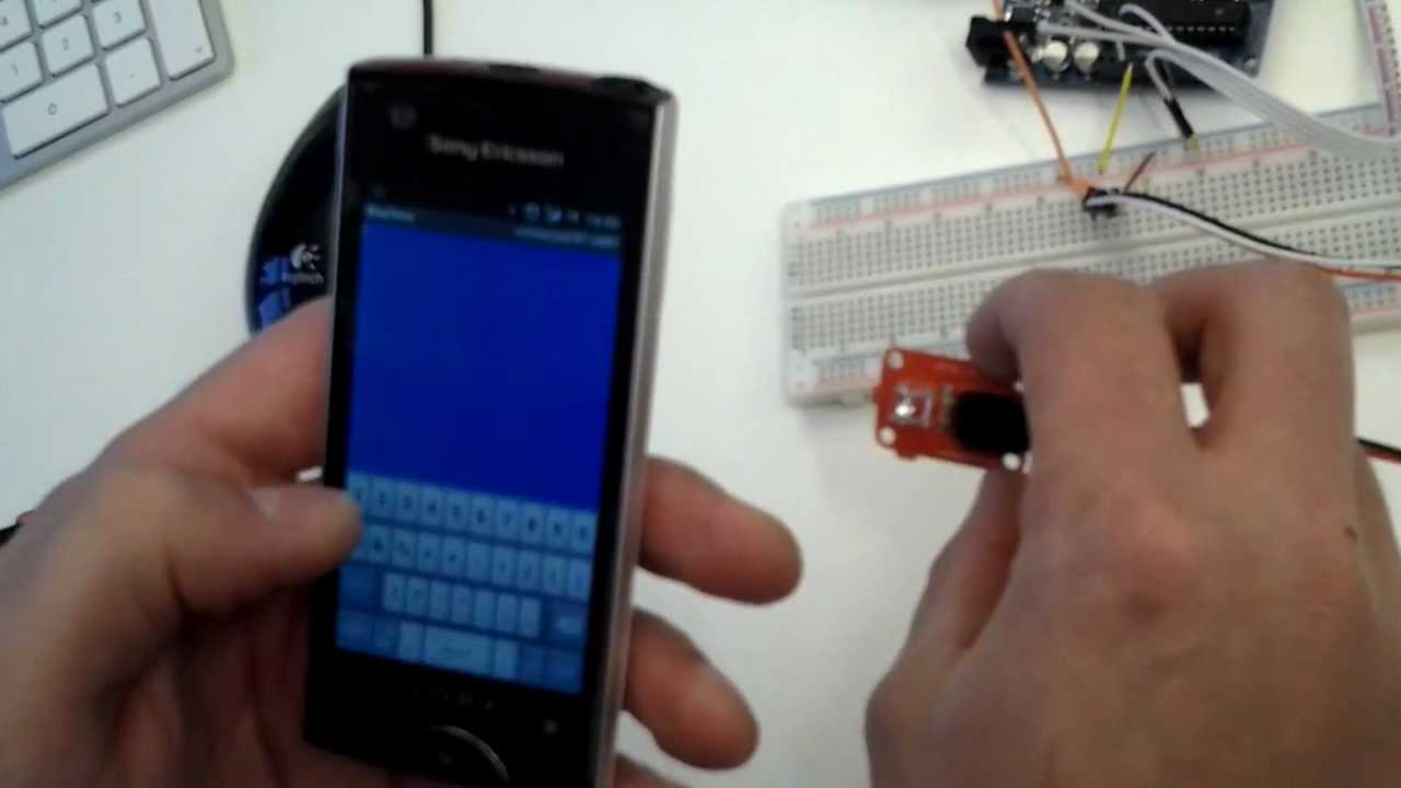 arduino and blueterm - YouTube