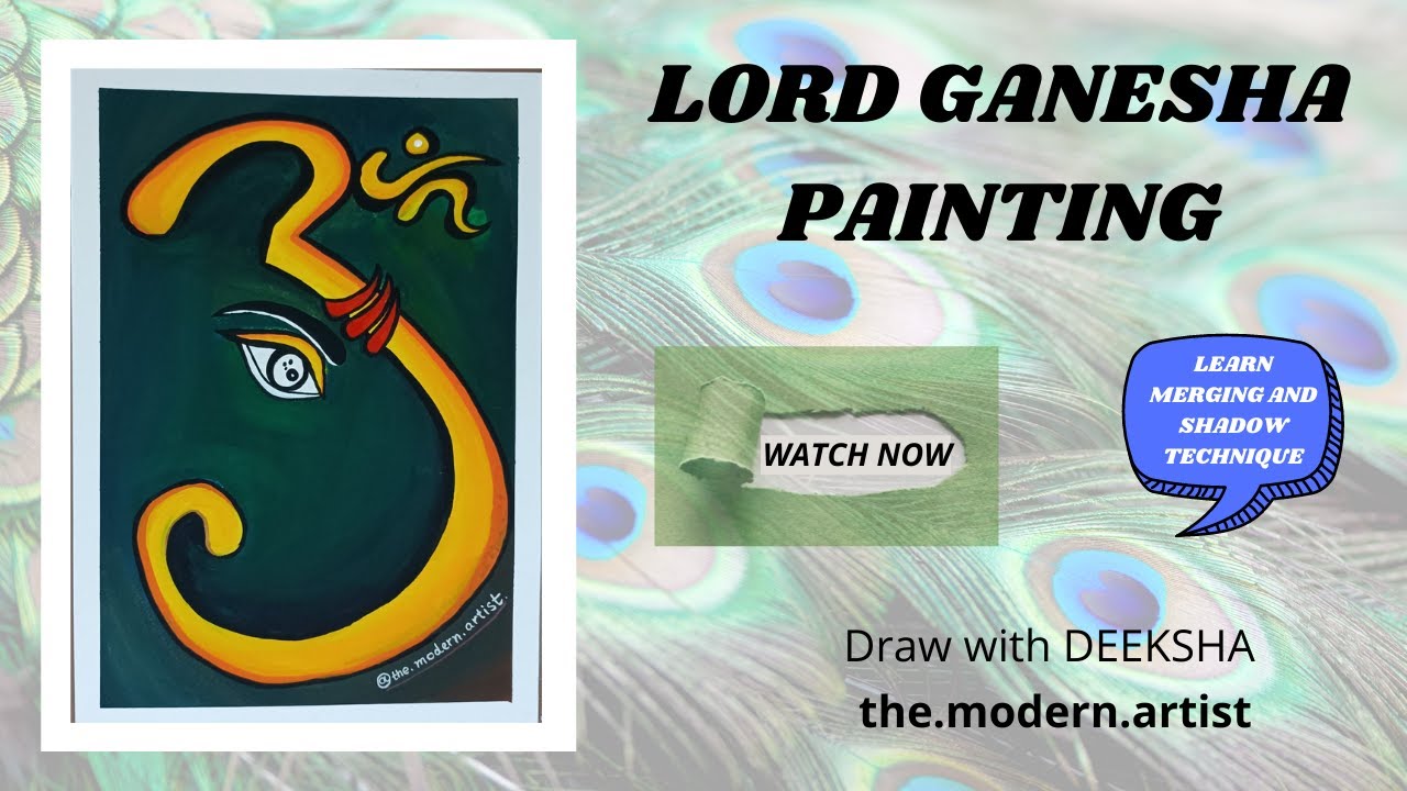 Deeksha Art | the.modern.artist | Tutorial - YouTube