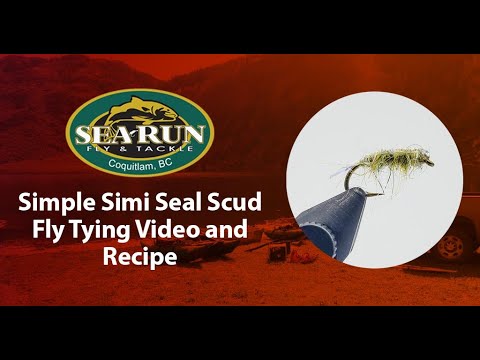 Simple Simi Seal Scud - How to tie a scud - YouTube