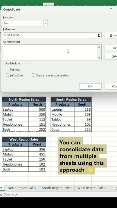 Stop Consolidating Data Manually in Excel! Try This Amazing Trick #exceltricks #excel - YouTube