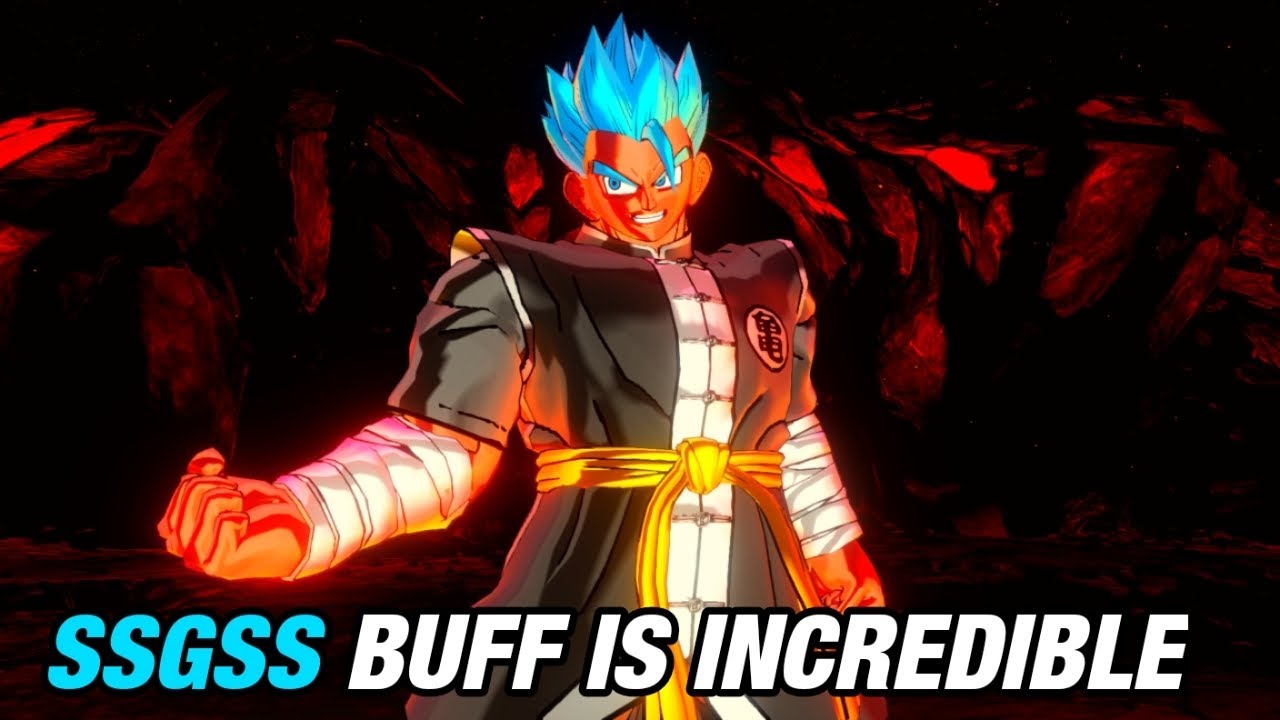 [DBXV2] Super Saiyan Blue Buff Makes This Form Perfect. - YouTube