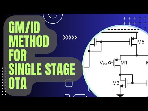 Gm/Id methodology length width calculation for single stage OTA | analog integrated circuit ...