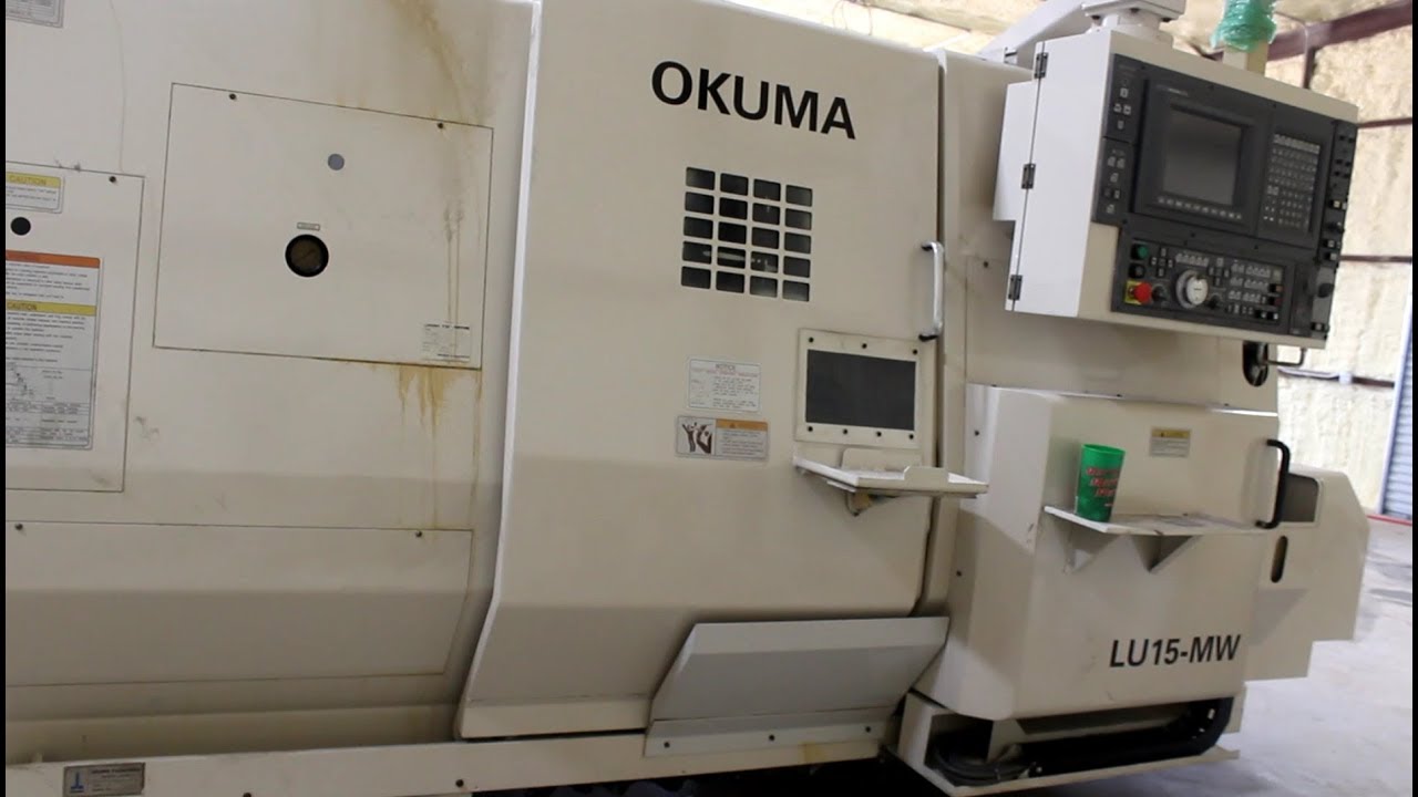 Okuma Lathe LU15-MW Part 1 - YouTube