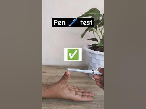 Pen 🖊️ test | In ONE 🕐 MINUTE #anatomy - YouTube