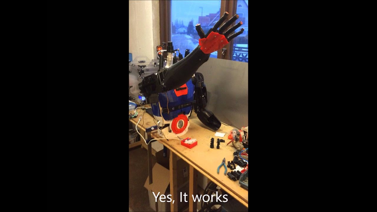 Redesigned shoulder screw for InMoov robot - YouTube