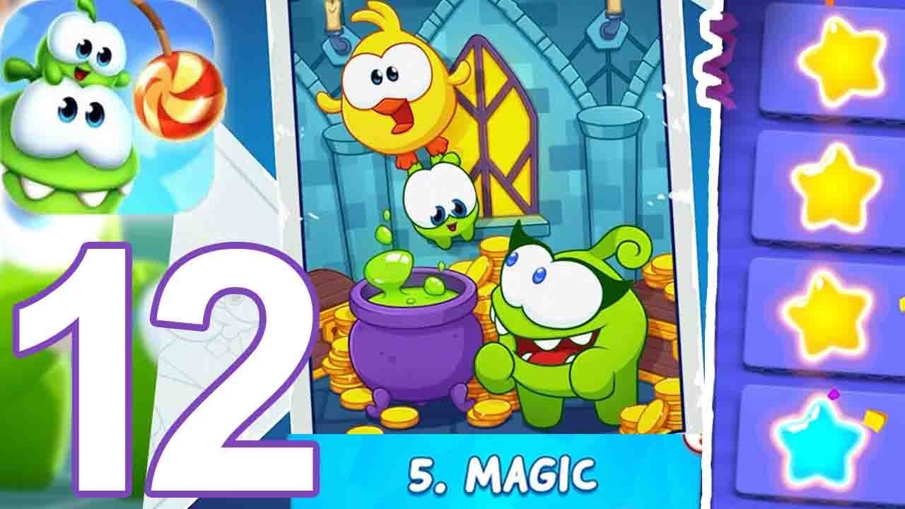 Cut the Rope Remastere‪d Level 5-1 To 5-24 Blue Star Gameplay Video ...