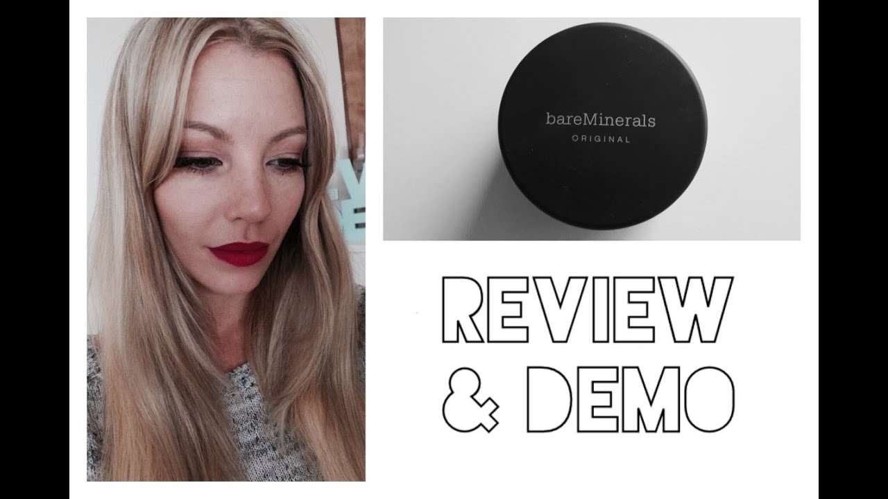 Bare Minerals Original Foundation│review Demo Youtube