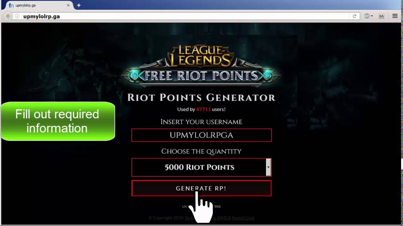 HOW TO GET RIOT POINTS FOR FREE! NEW 2016 100% WORK! - YouTube
