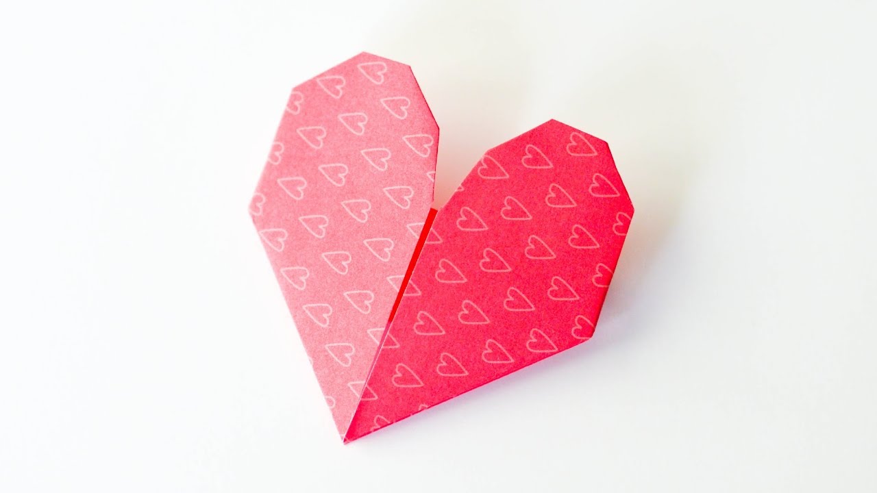How To Make Simple Paper Heart Origami Papierowe Serce Origami How To Make Simple Paper Heart Origami Papierowe Serce Origami