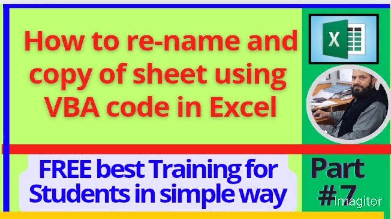 Free Learn Vba Coding Simple Practice Vba Coding How To Rename Sheet How To Copy Sheet