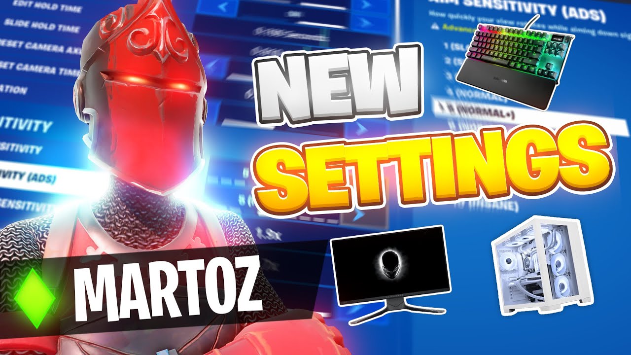 Martoz *NEW* SETTINGS & SETUP in SEASON OG! (New Monitor & PC!) - YouTube