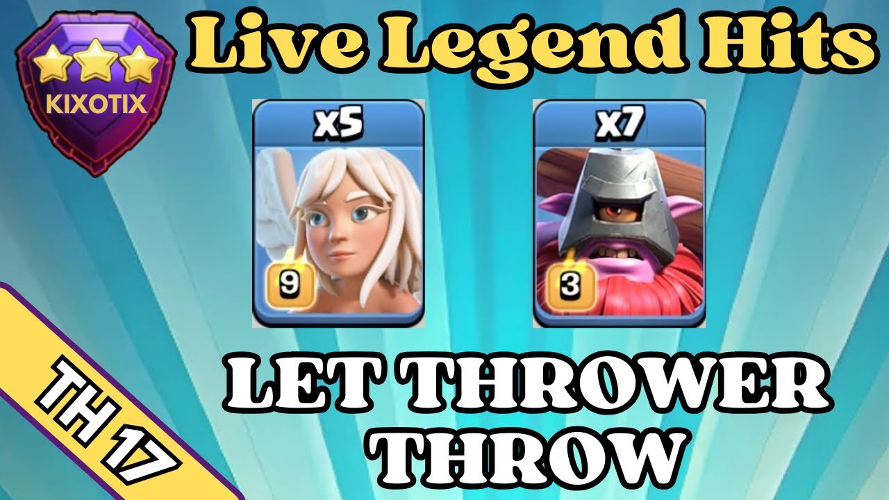 Thrower Attack Strategy | CoC BEST Attack Army Th 17 | Clash of Clans ...