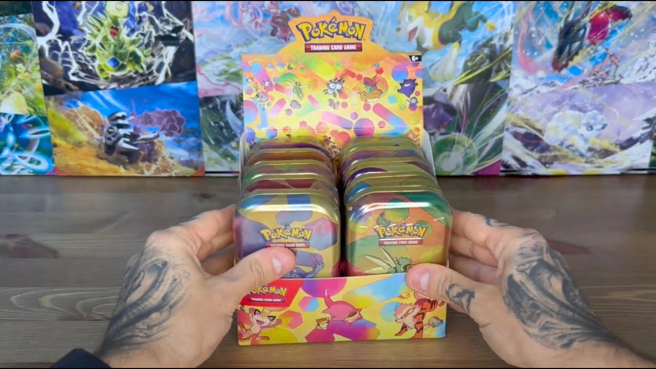 Pokemon TCG 151 All 10 Mini Tins Opening - YouTube