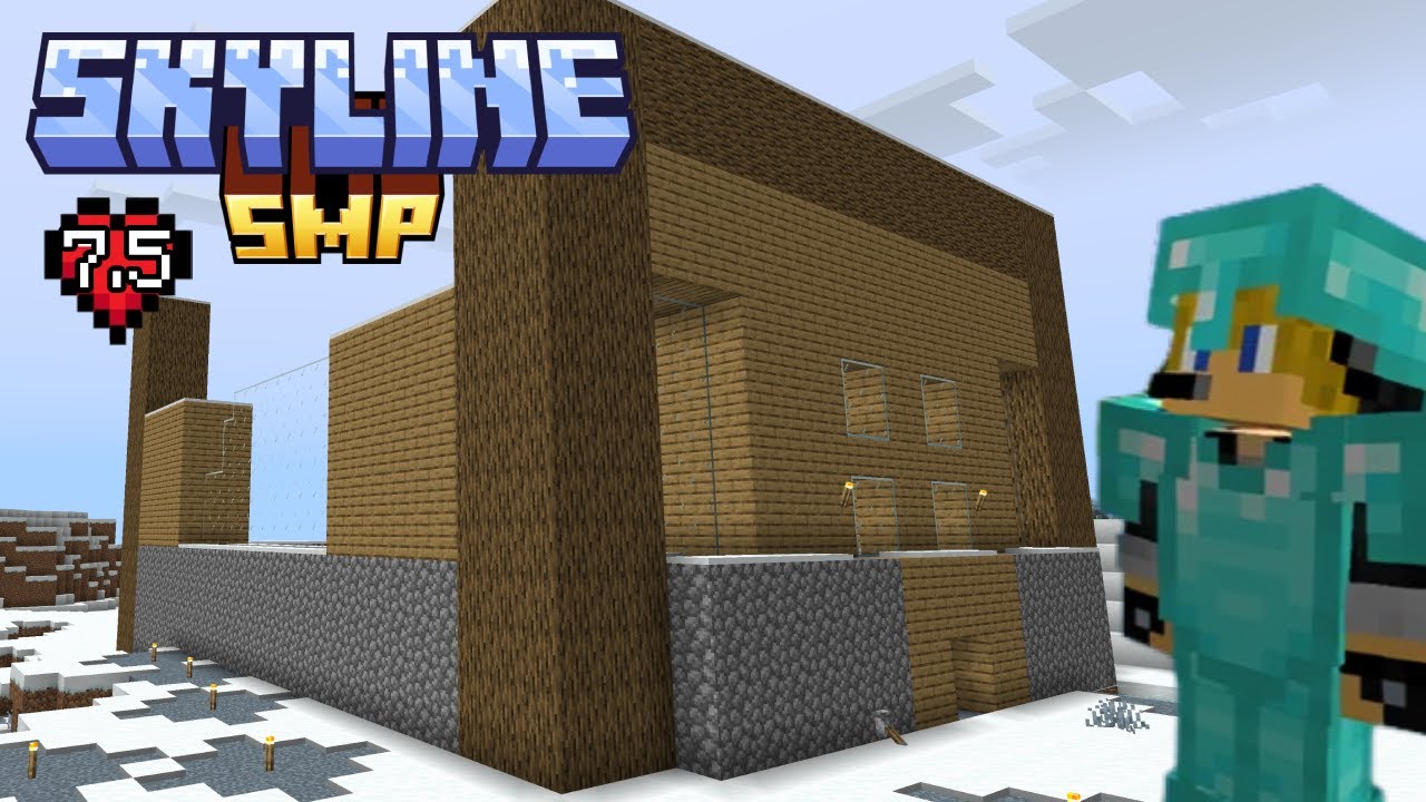 Skyline SMP S2 E-7.5: Finishing the House and Getting a Roommate - YouTube