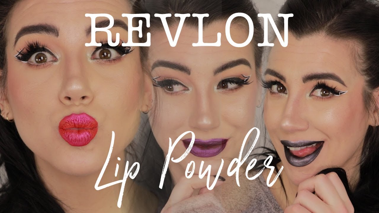 REVLON LIP POWDER | Limited Edition Color Charge Collection ...