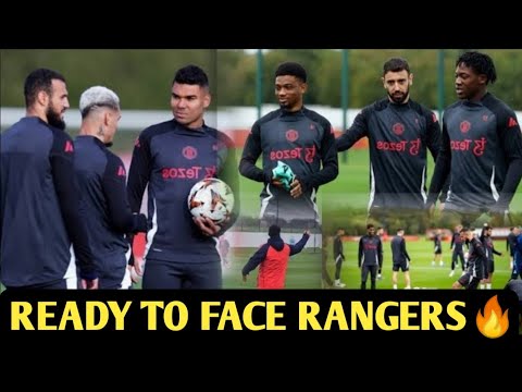 Serious Training Today at Carrington as Man United Prepare to Face ...