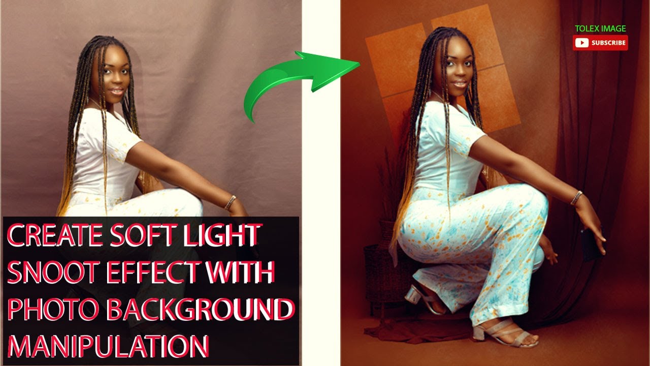 Create Realistic Photo Background With Snoot Effects - YouTube
