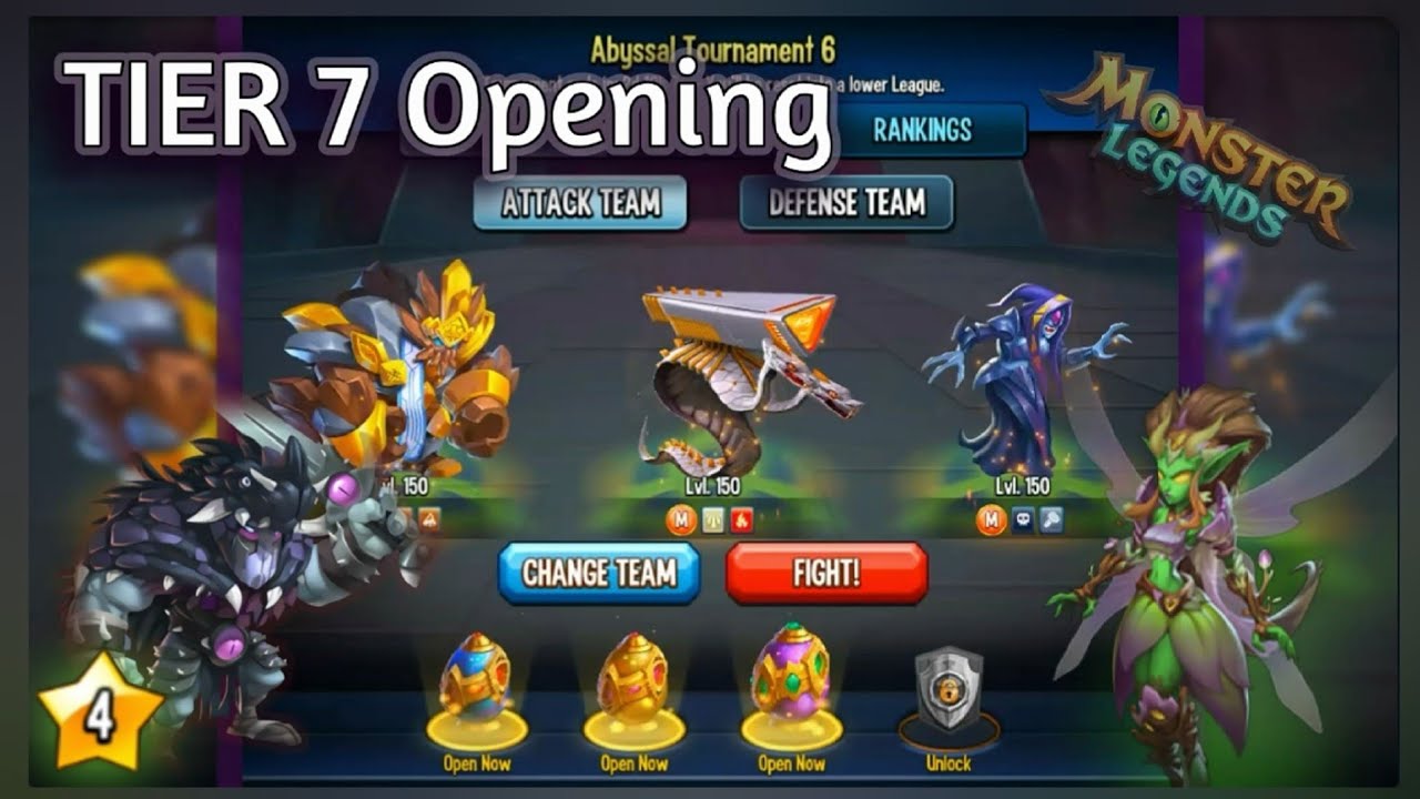 Tier 7 Opening #28 + Rank 4 Dracbite & Nereida De Danann (Monster ...