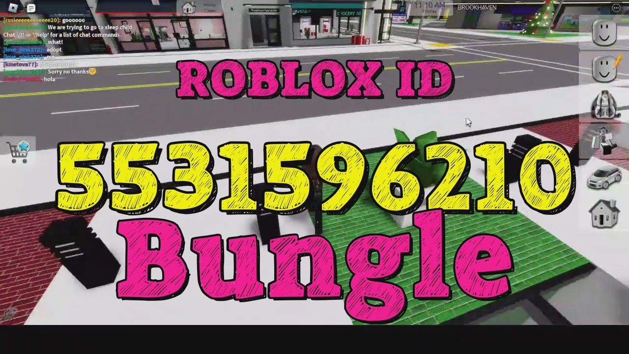 BUNGLE Roblox Song Codes - YouTube