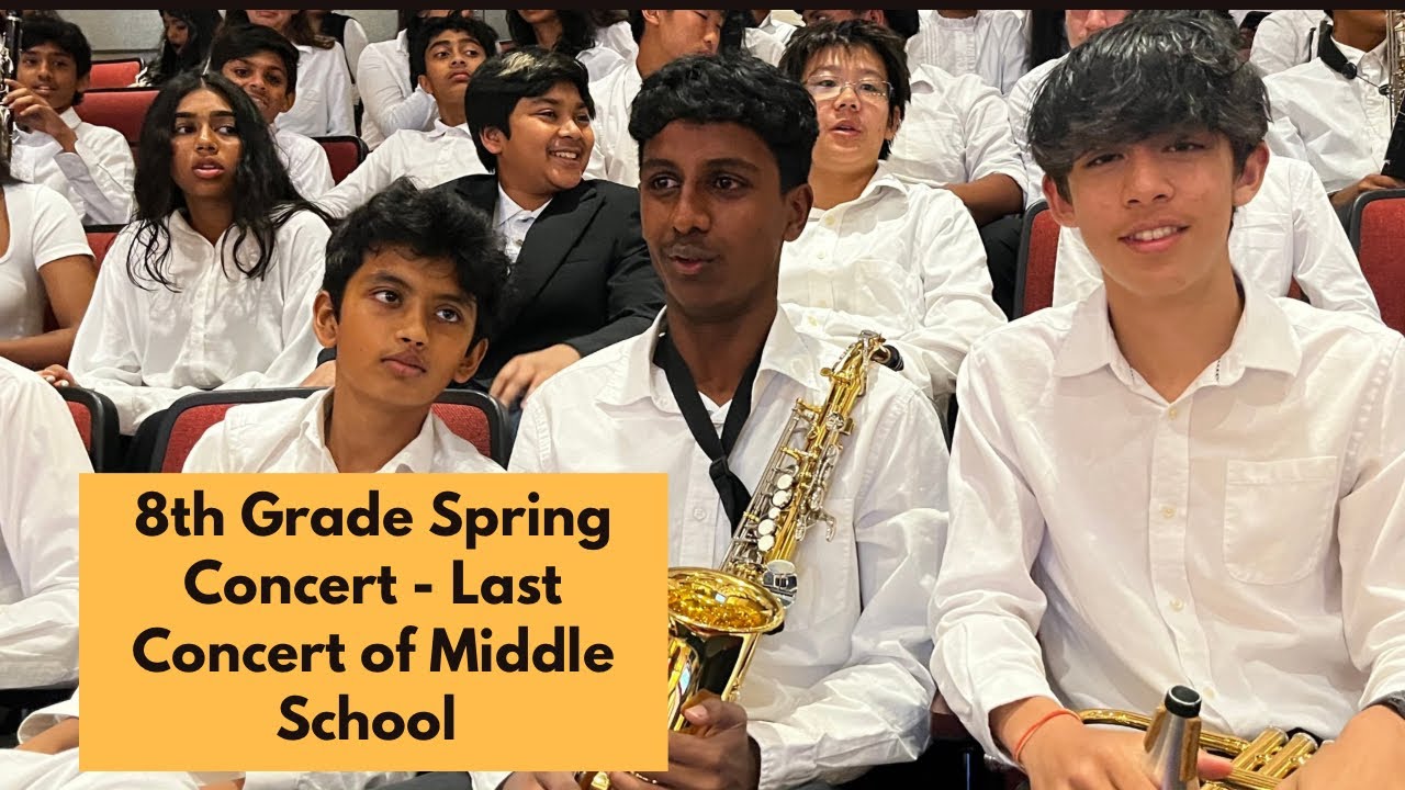 8th Grade Spring Concert 2024 - Last Concert of Middle School - CMS ...