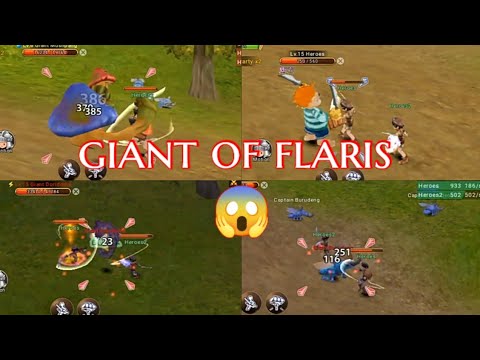 flyff universe vagrants killed giant of flaris - YouTube