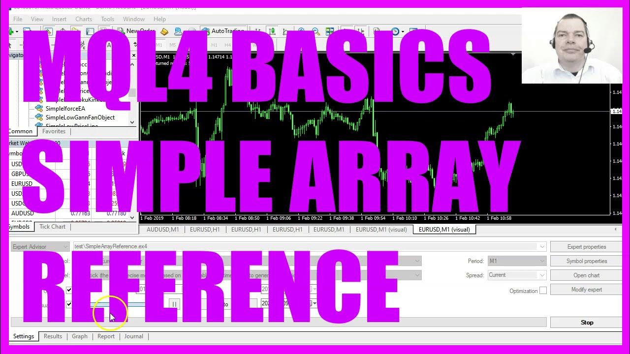 Mql4 Tutorial Basics 107 Simple Array Reference Youtube