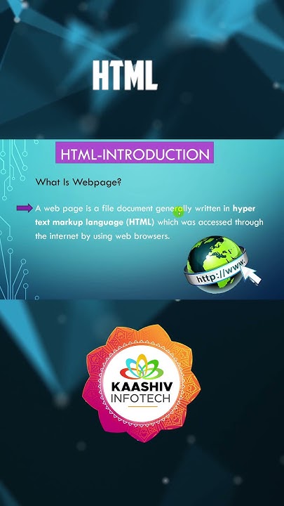 kaashiv infotech true google review - Venkat | HTML- Introduction -What ...