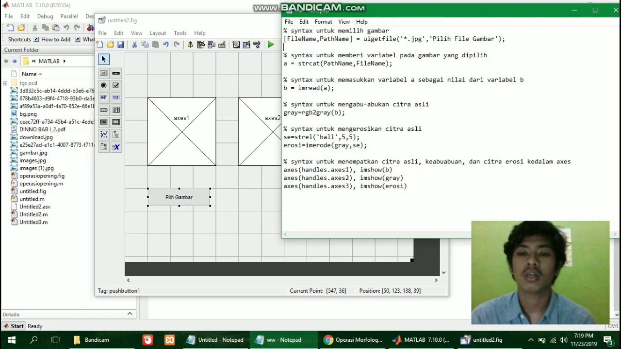 Operasi Morfologi Erosi Pada Pengolahan Citra Digital ~ Matlab GUI ...