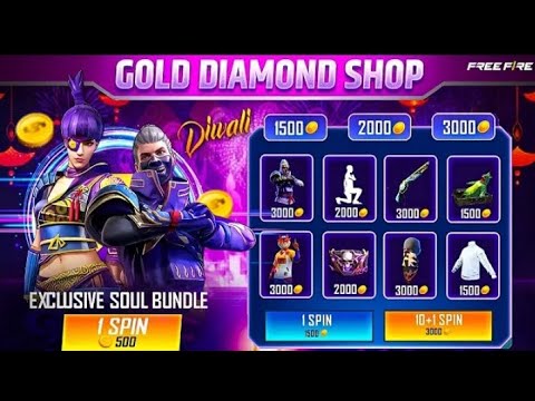 GOLD DIAMOND SHOP GOLD 😱🔥 | FF NEW EVENT | FERR FIRE NEW EVENT | FF NEW ...