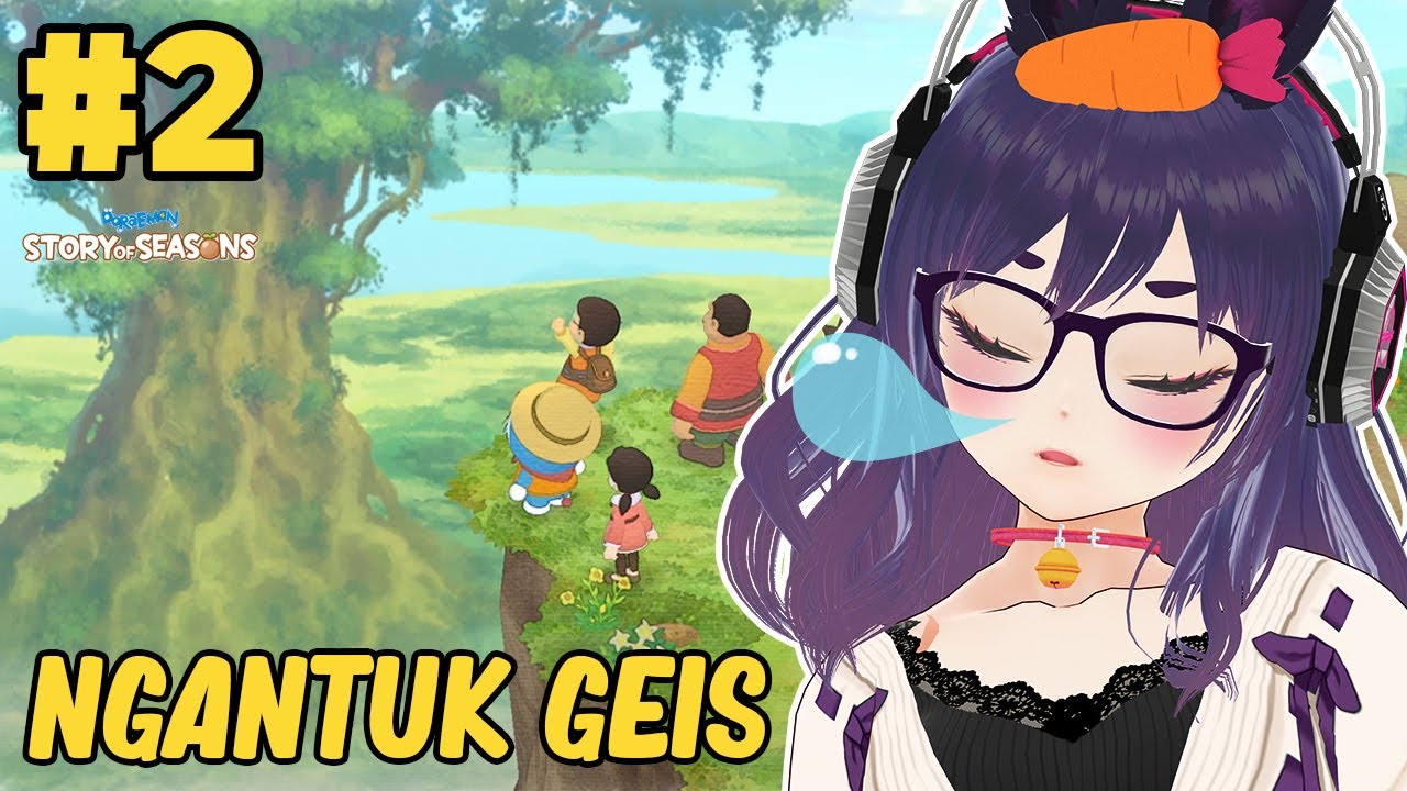 【Doraemon Story of Seasons】 So Sleepy / Part 2 / 🐰 VTuber Indonesia ...