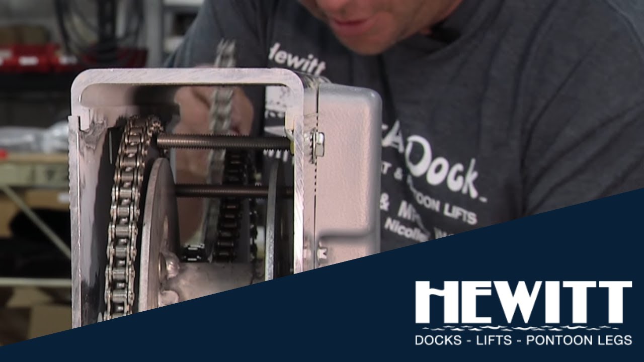 How to Replace the Bottom Chain on a Hewitt 1501, 2001 & 2501 Winch ...