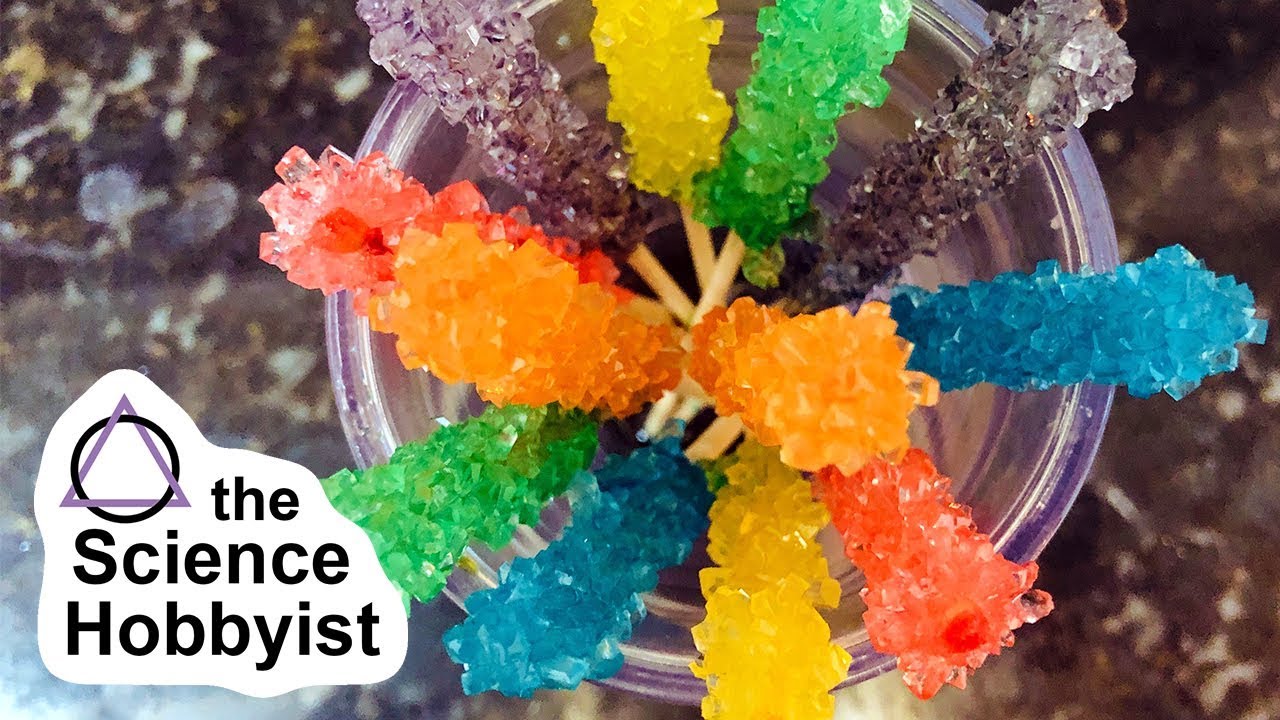 Rock Candy - Edible and Non-Edible Crystals - YouTube