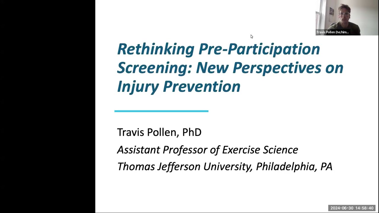 Rethinking Pre-Participation Screening: New Perspectives on Injury ...