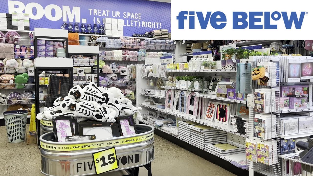 FIVE BELOW ROOM 2 ROOM DEALS | SHOP WITH ME | FIVE BELOW SHOPPING ...