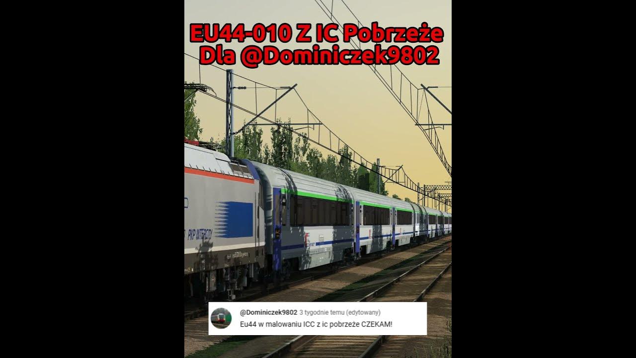 EU44-010 Z IC Pobrzeże Dla @Dominiczek9802 #shorts #pkp #train #trainspotting #kolej - YouTube
