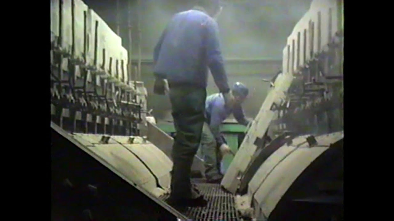 Kaiser aluminum Mead works pot room operations 1991 - YouTube